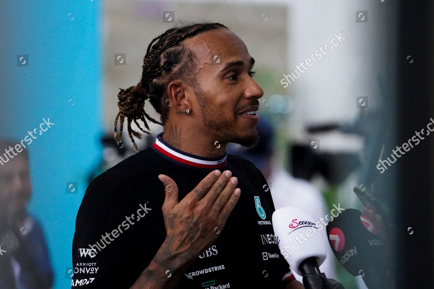 Lewis Hamilton 44 Gbr Mercedes Amg Editorial Stock Photo - Stock Image ...