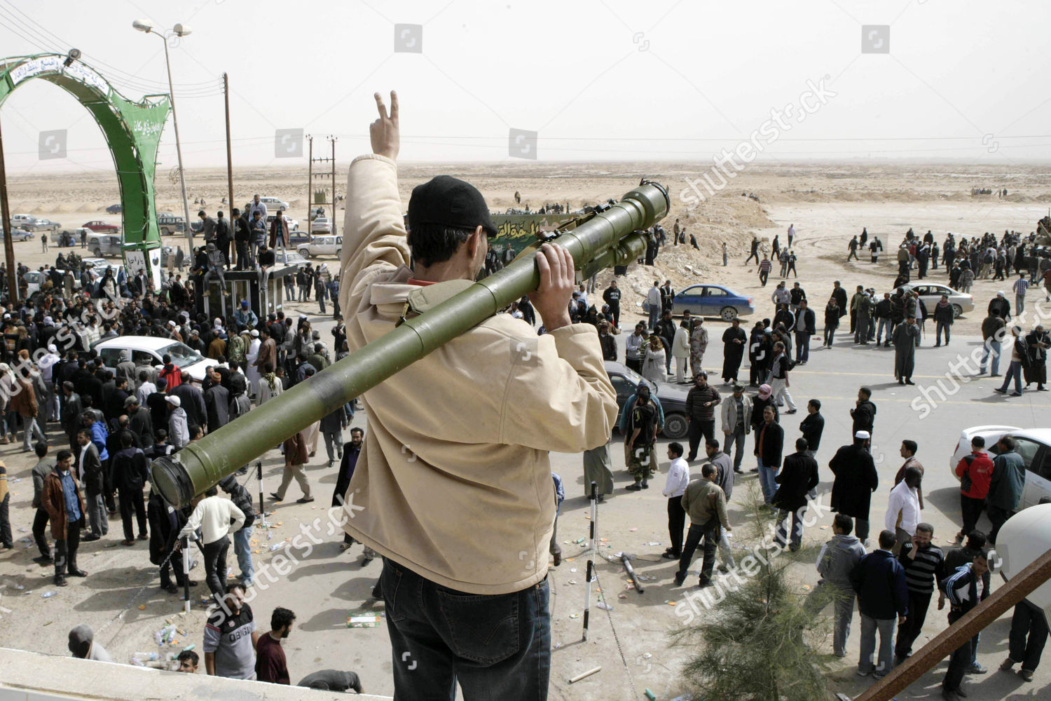 Libyan Men Prepare Fight Forces Libyan Editorial Stock Photo - Stock ...