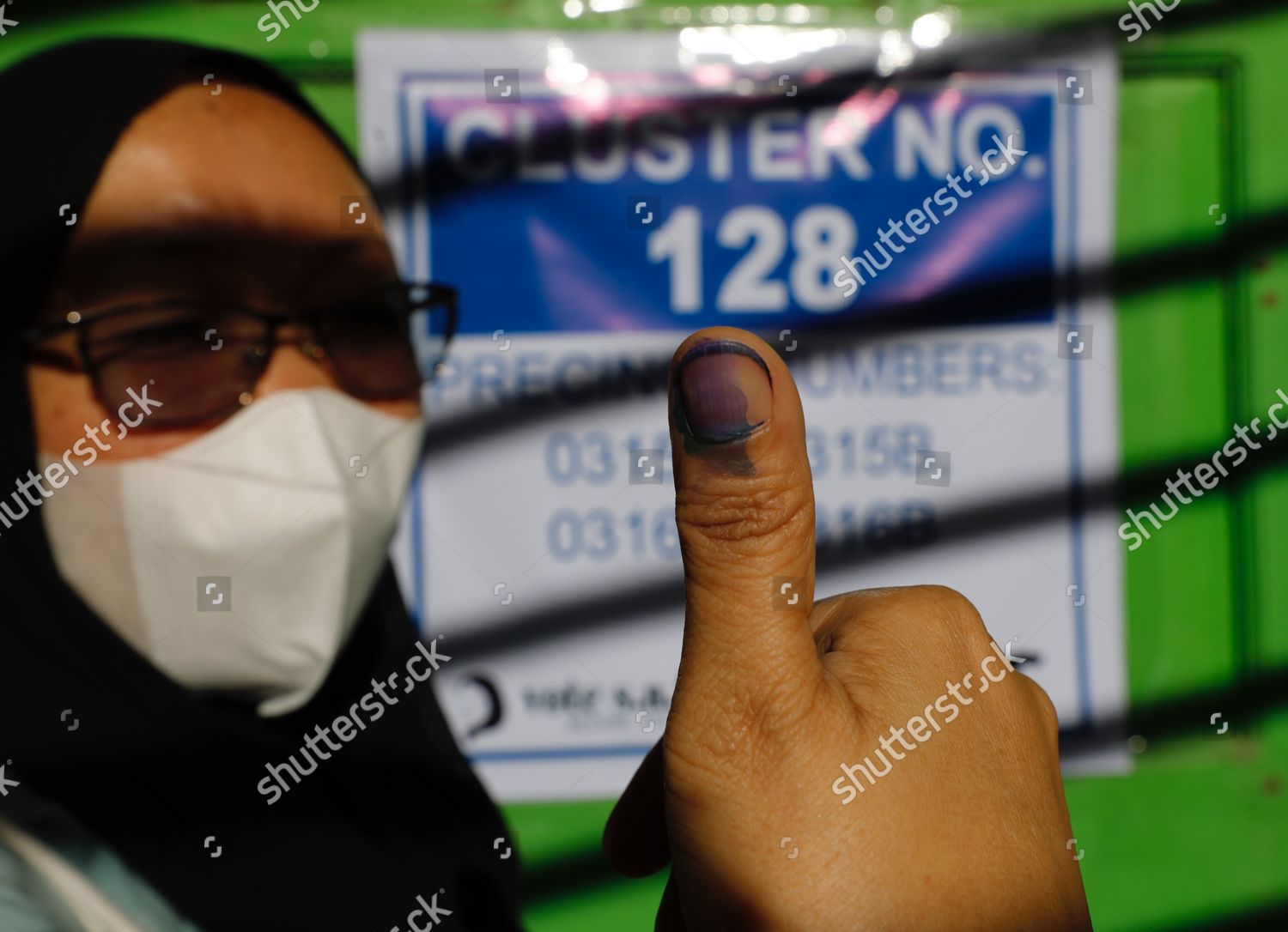 Filipino Displays Indelible Ink Mark On Editorial Stock Photo - Stock ...