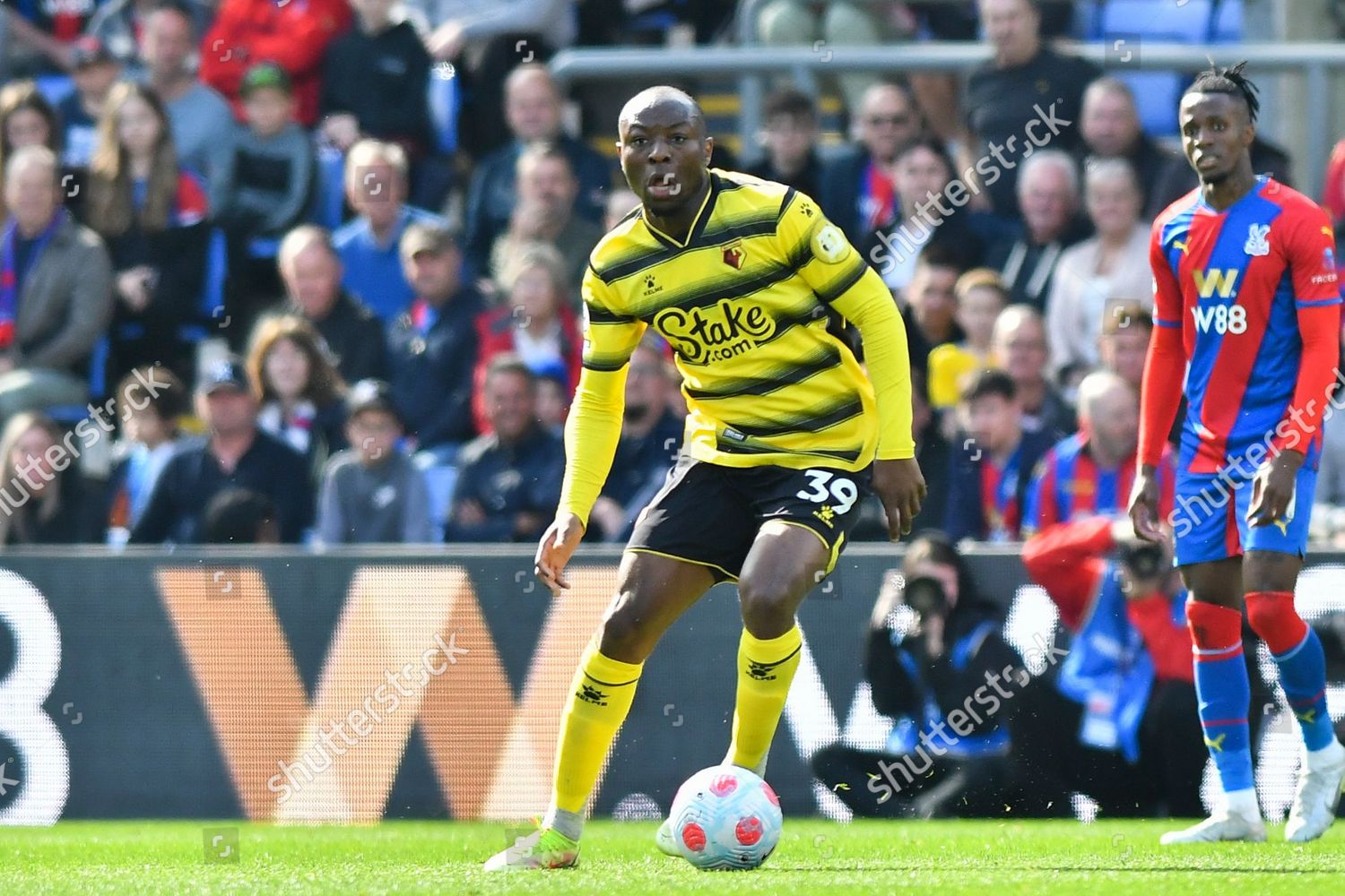 Edo Kayembe Watford Action During Premier Editorial Stock Photo - Stock ...