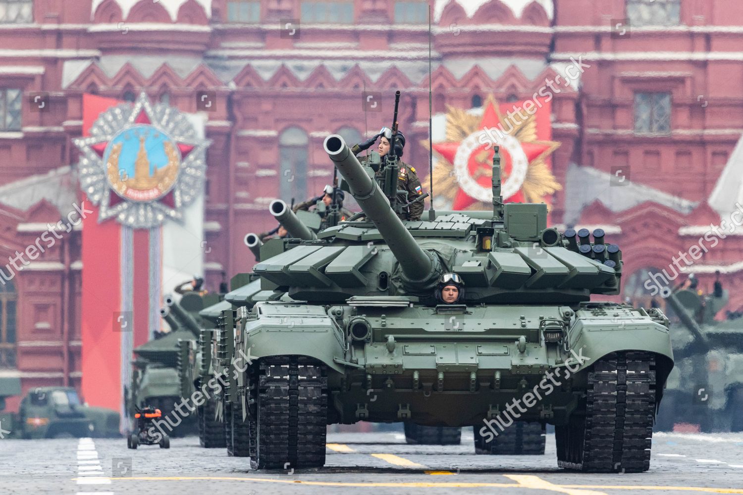 T72b3m Tanks Seen During Victory Day Editorial Stock Photo - Stock ...