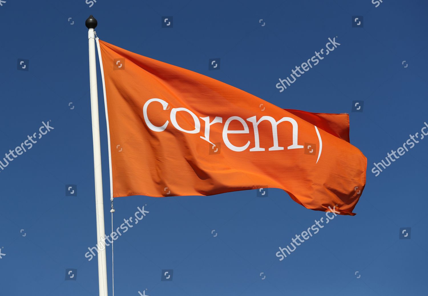 Flag Corem Property Group Ab Which Editorial Stock Photo - Stock Image ...