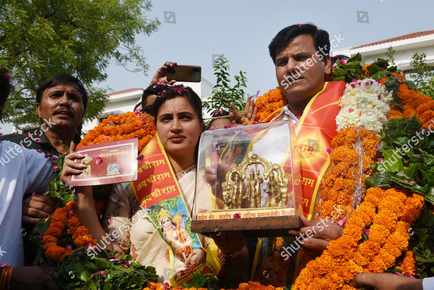 Independent Mp Navneet Rana Her Husband Editorial Stock Photo - Stock ...