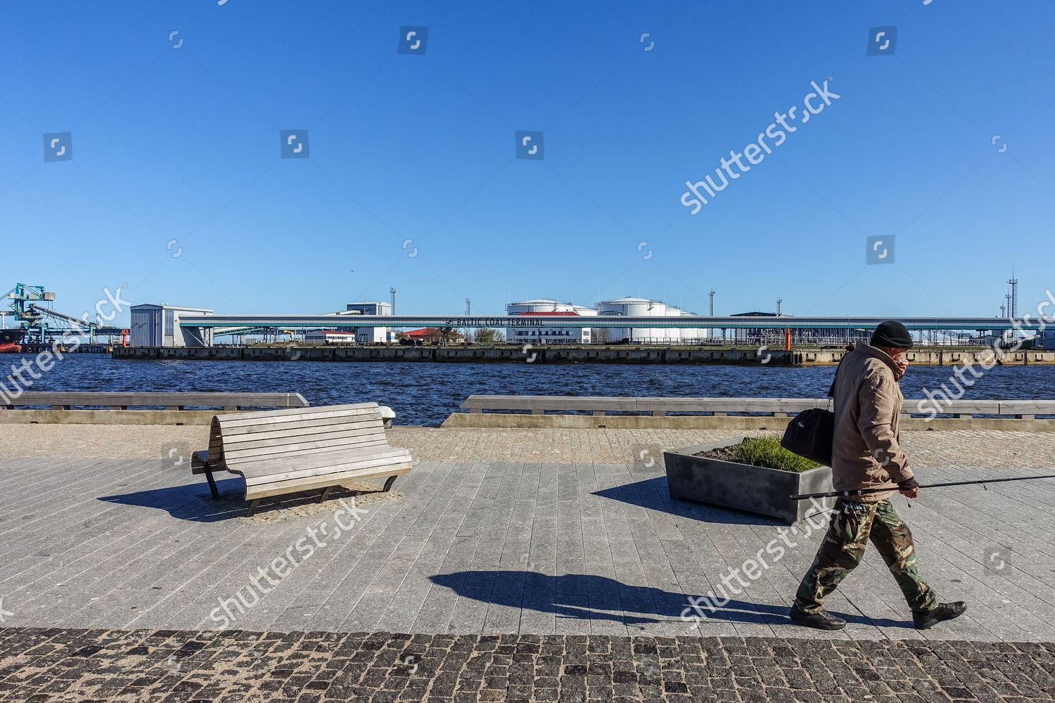 Baltic Coal Terminal Seen Ventspils Latvia Editorial Stock Photo ...