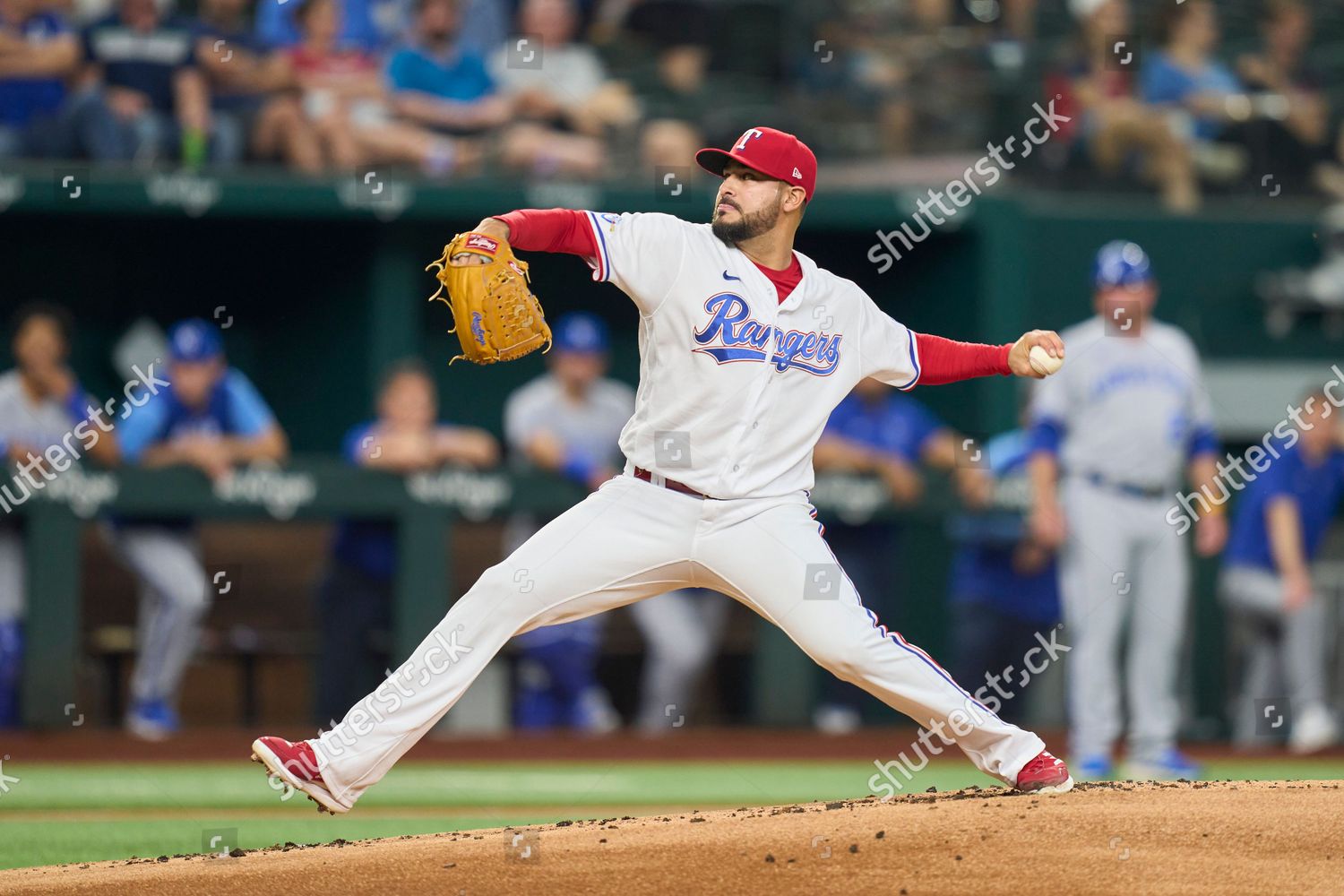 Texas Pitcher Martin Perez 54 Throws Editorial Stock Photo - Stock ...