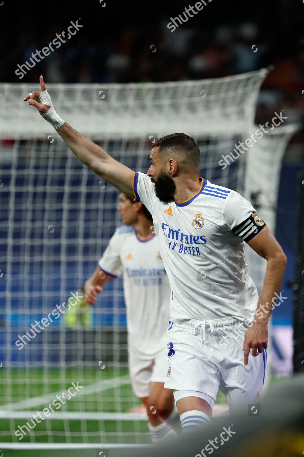 Karim Benzema Real Madrid Celebrates Goal Editorial Stock Photo - Stock ...