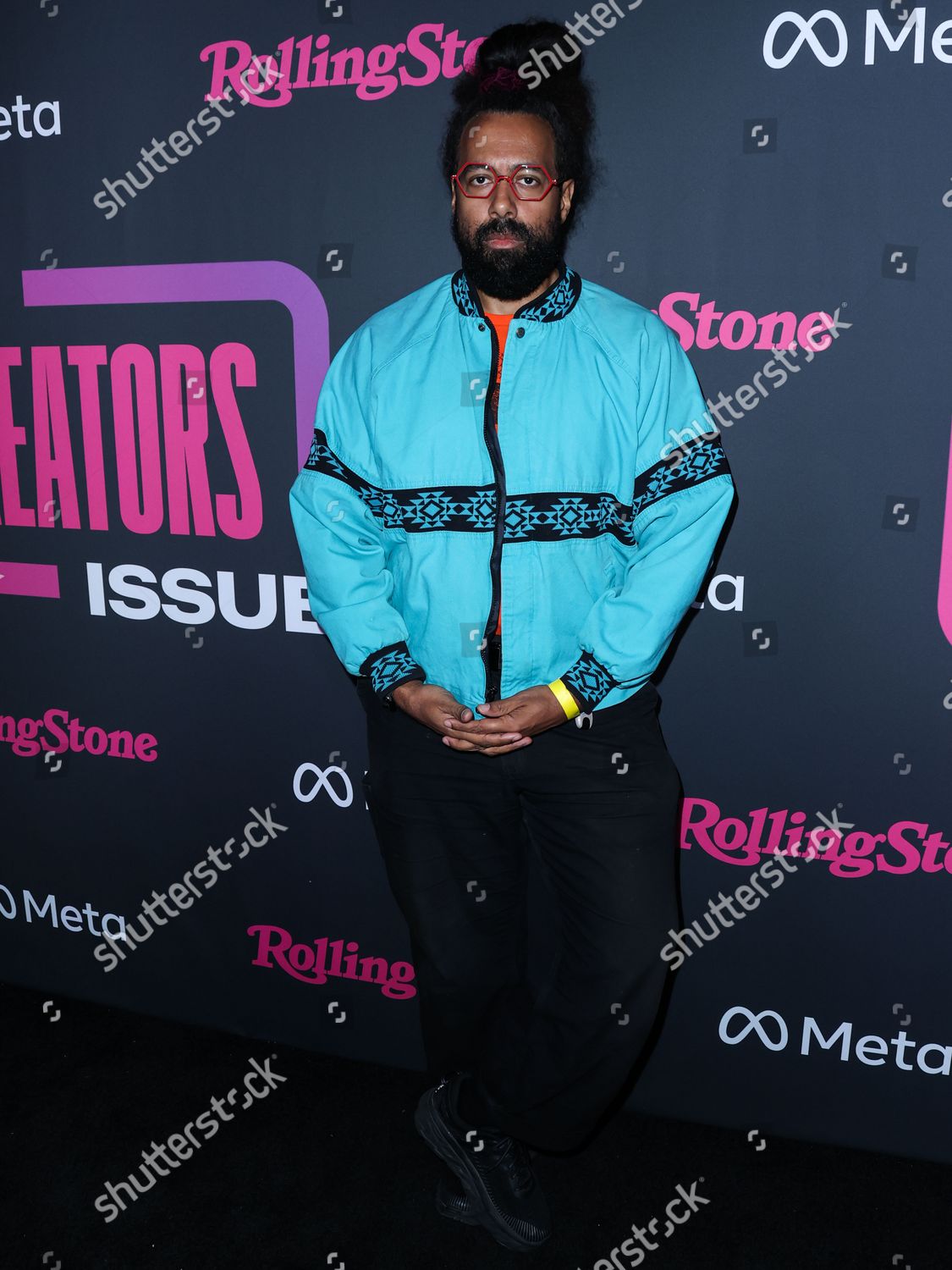 American Comedian Reggie Watts Arrives Rolling Editorial Stock Photo ...