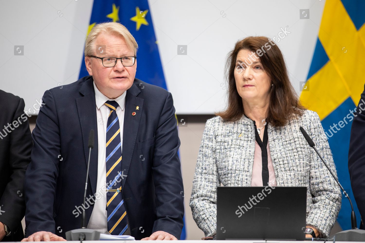 Swedish Foreign Minister Ann Linde R Editorial Stock Photo - Stock ...