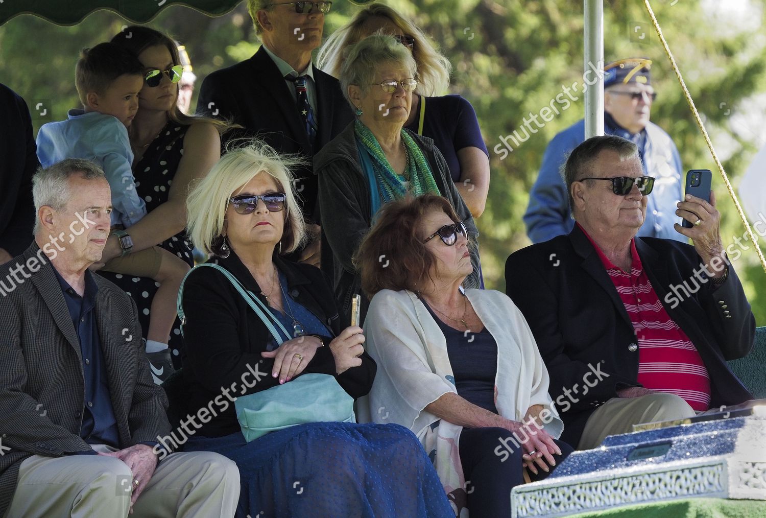 Nephew Mark Nichols Left Seated His Editorial Stock Photo - Stock Image ...