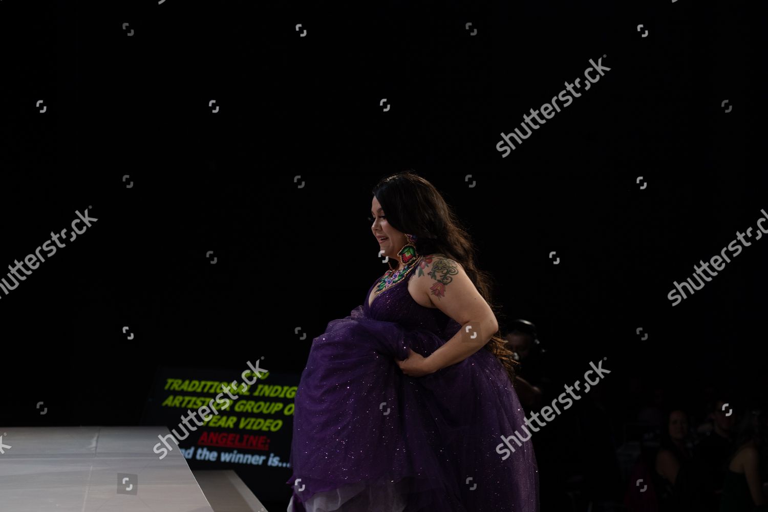 Fawn Wood Winner Traditional Indigenous Artist Editorial Stock Photo ...