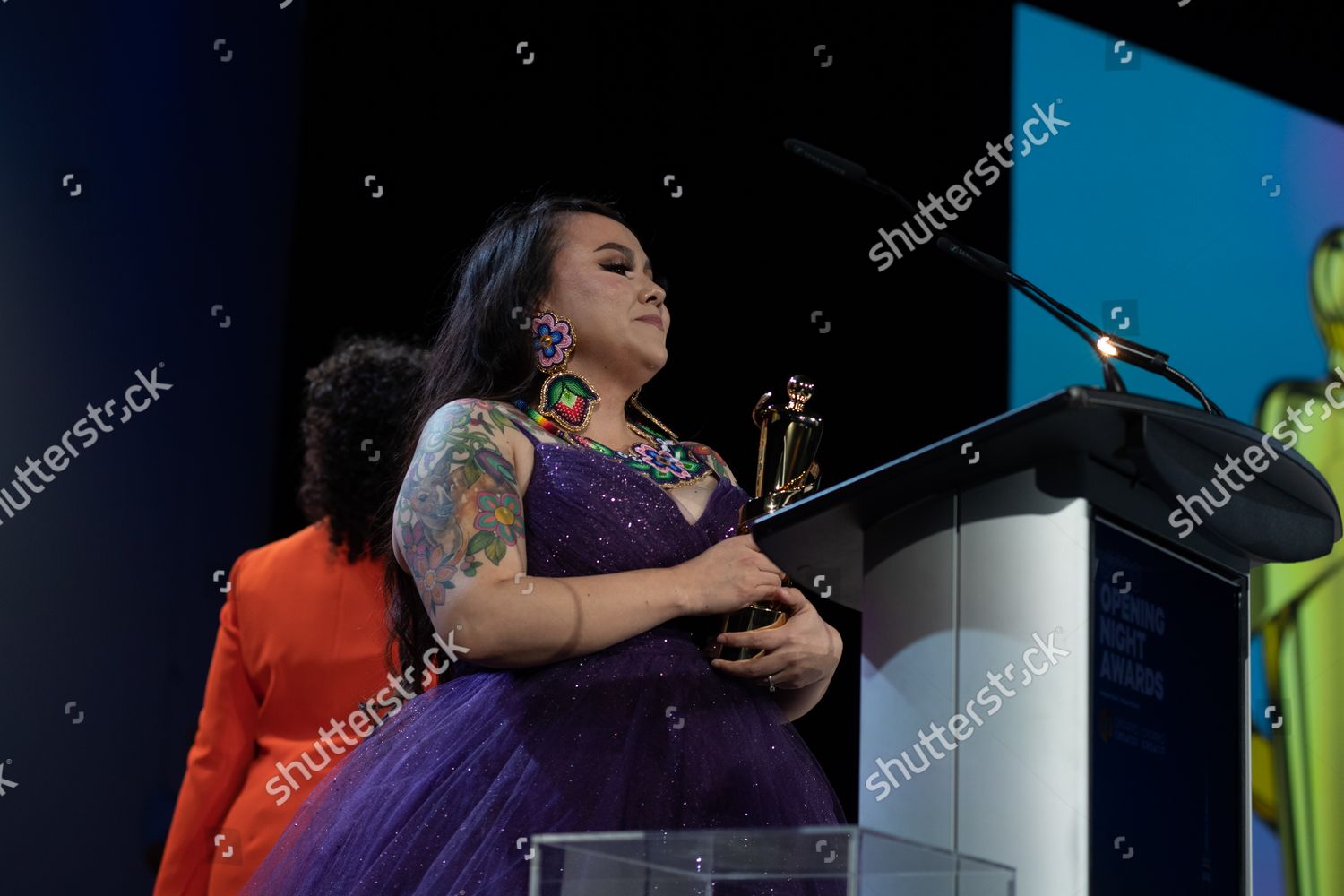 Fawn Wood Winner Traditional Indigenous Artist Editorial Stock Photo ...