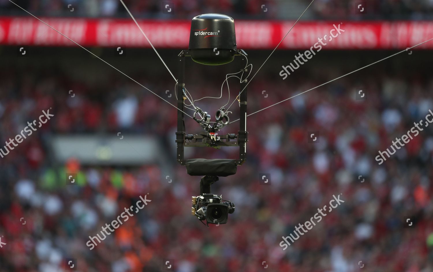 Tv Spidercam Wembley Stadium Editorial Stock Photo - Stock Image ...