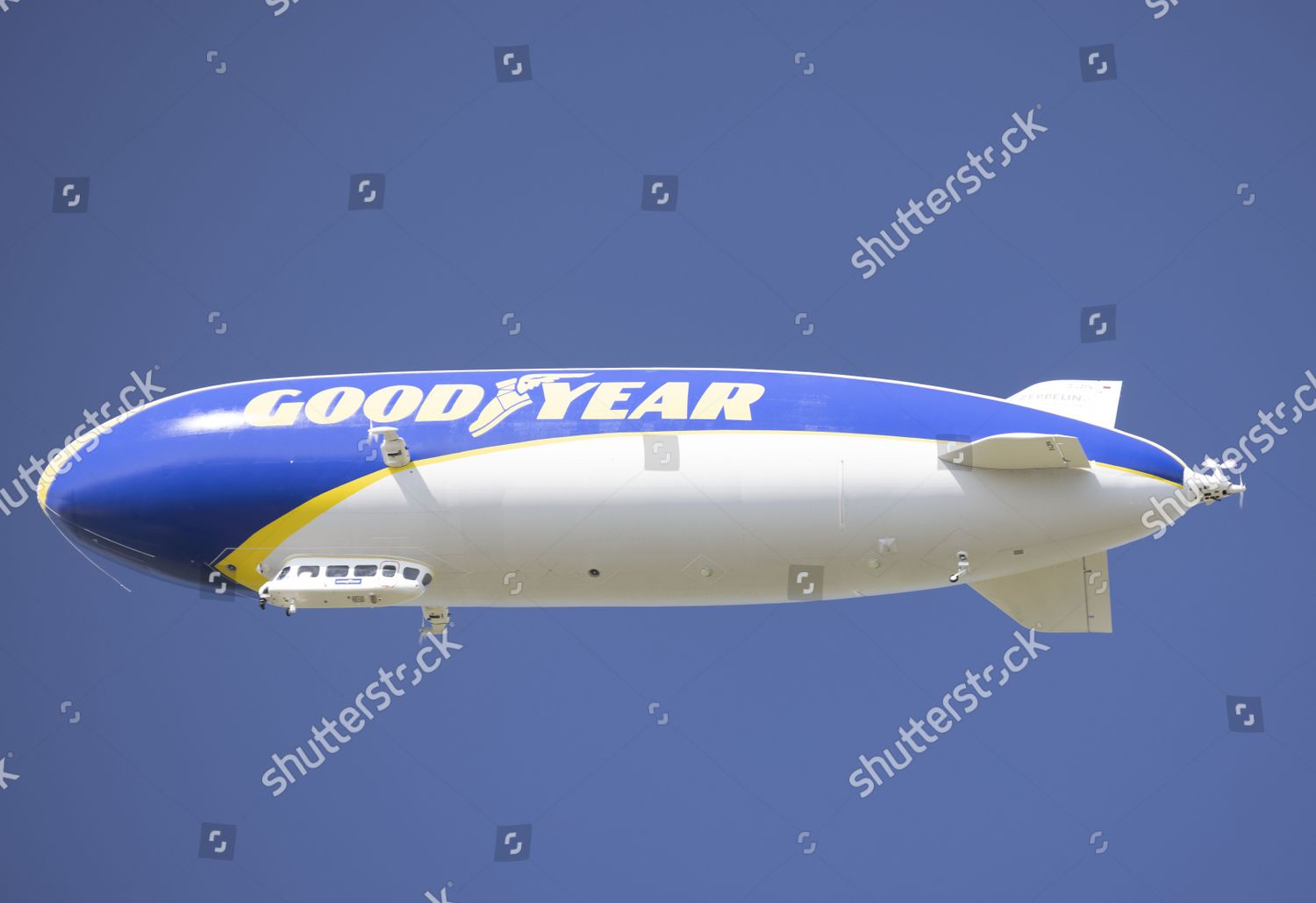 Goodyear Blimp Flying Over Brands Hatch Editorial Stock Photo - Stock ...
