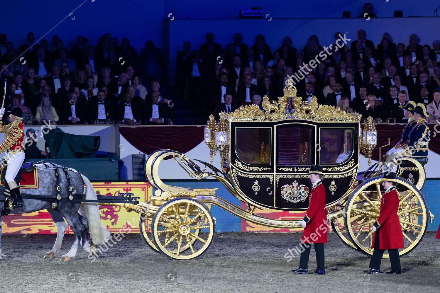Procession Royal Coaches Princess Royal Waves Editorial Stock Photo ...
