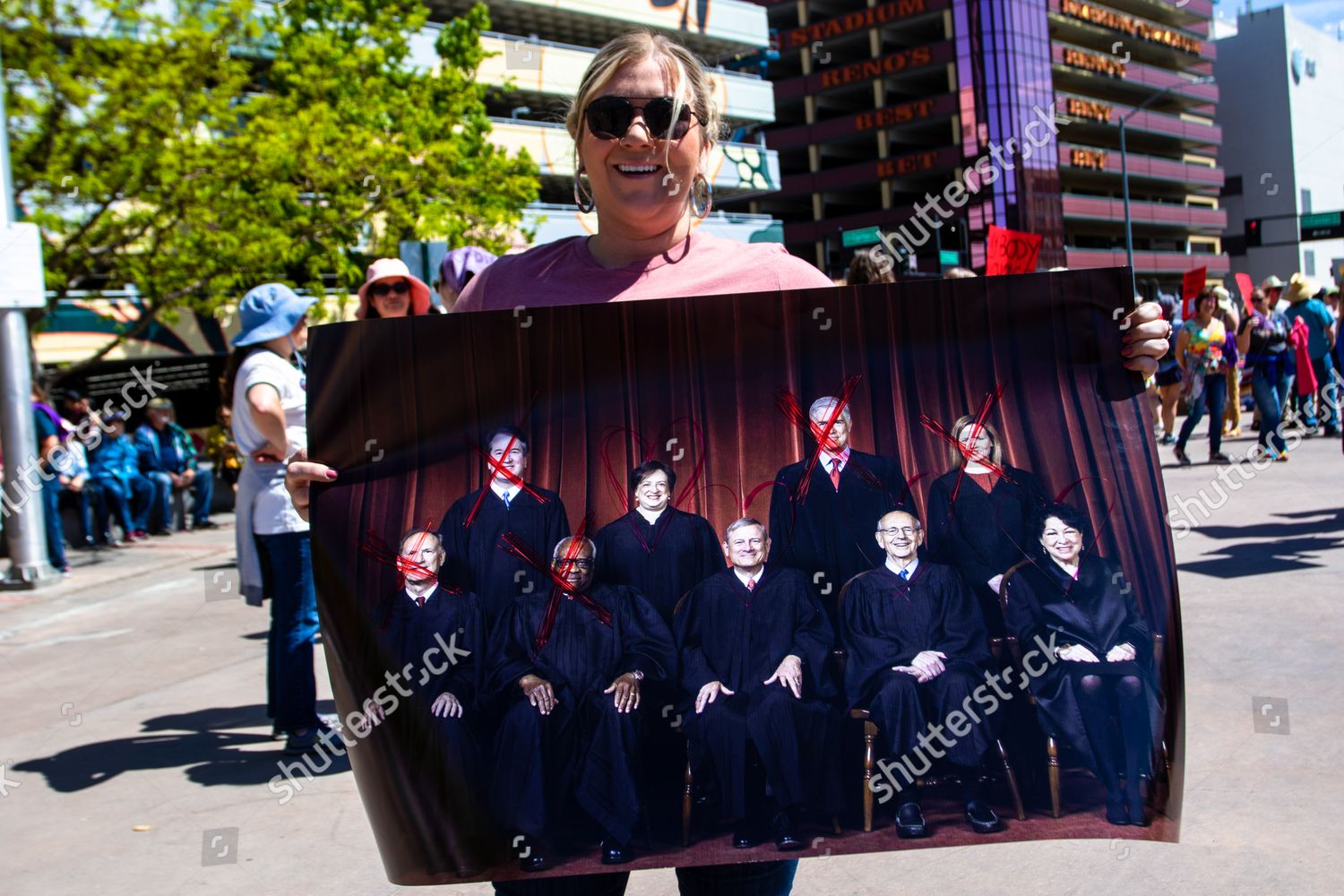 Print Out Scotus 5 Members Crossed Editorial Stock Photo - Stock Image ...