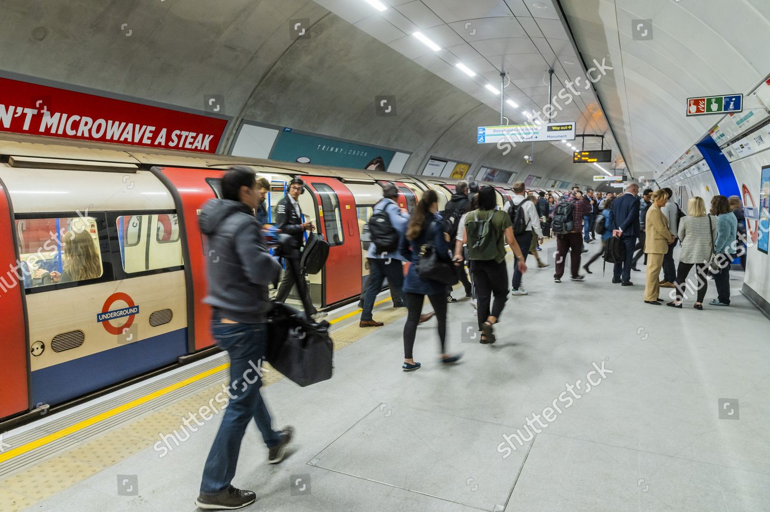 Bank Station Reopens On Northern Line Editorial Stock Photo - Stock ...