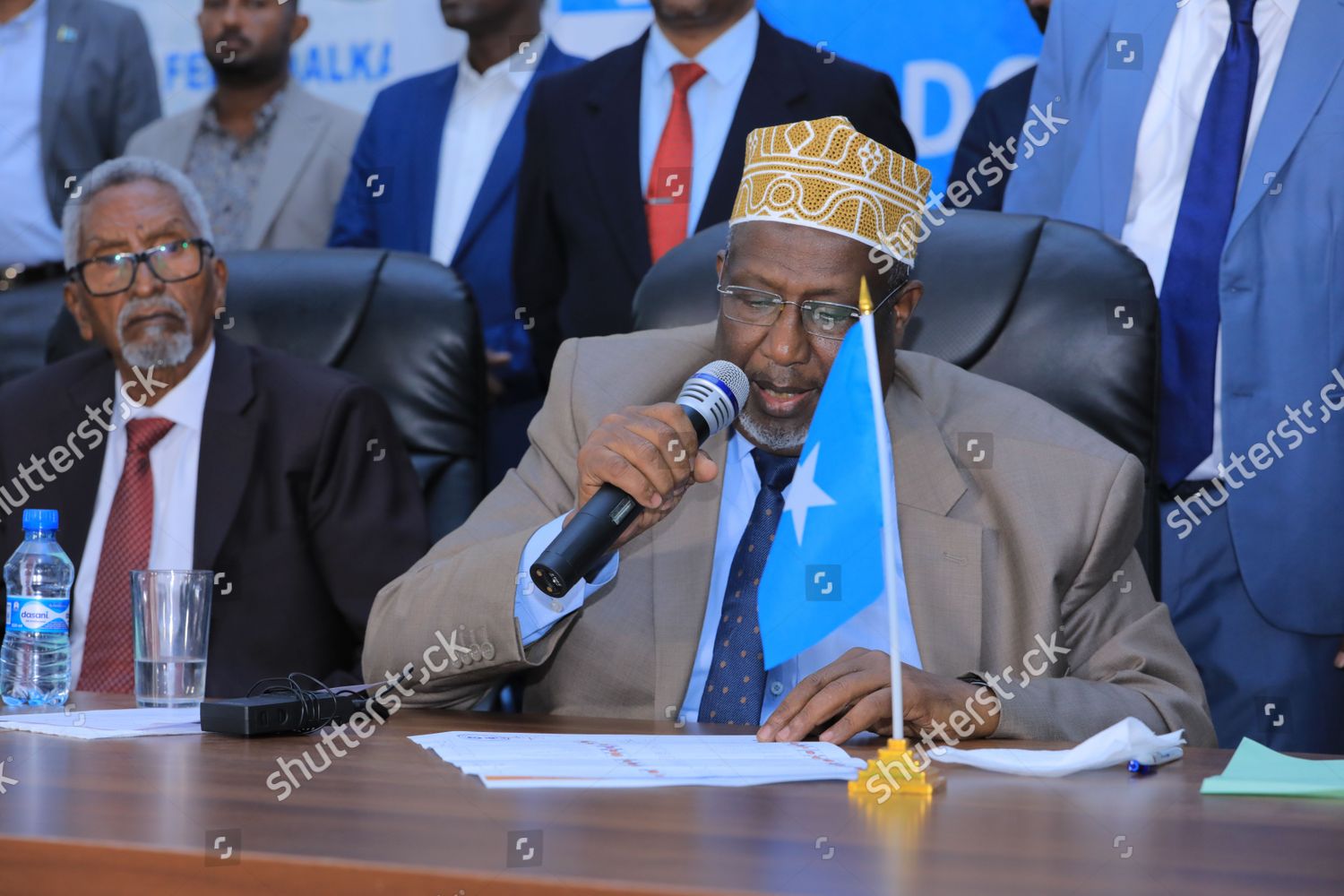 Somali Parliament Speaker Sheikh Adan Mohamed Editorial Stock Photo ...