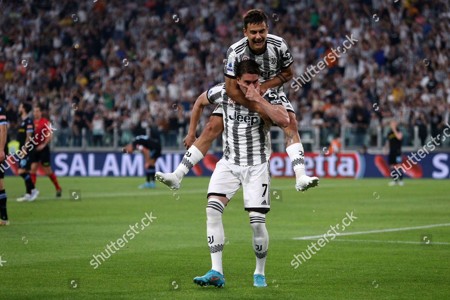DUSAN VLAHOVIC JUVENTUS FC CELEBRATES AFTER Editorial Stock Photo ...