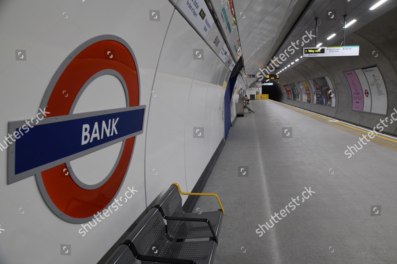 Bank Station New Southbound Northern Line Editorial Stock Photo - Stock ...