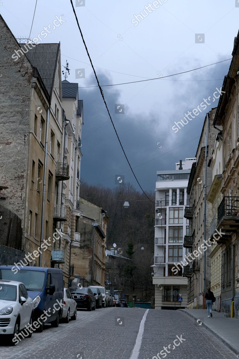 Smoke Seen Background Billowing Fuel Depot Editorial Stock Photo ...