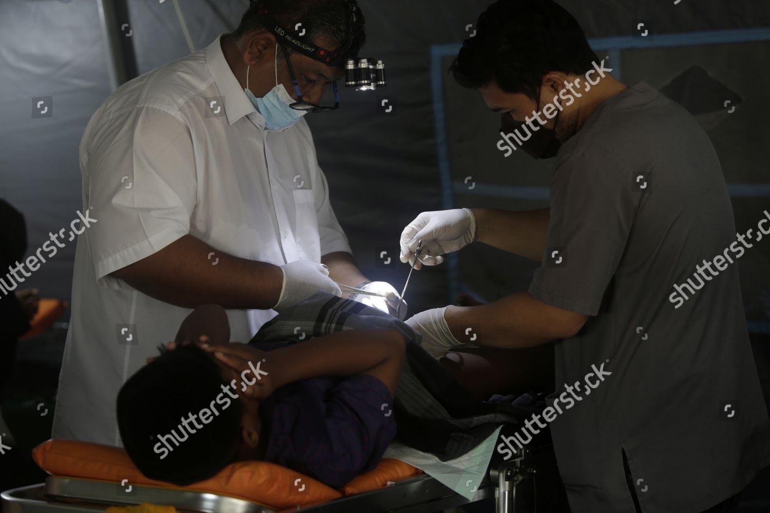 Doctors Perform Circumcision On Boy During Editorial Stock Photo ...