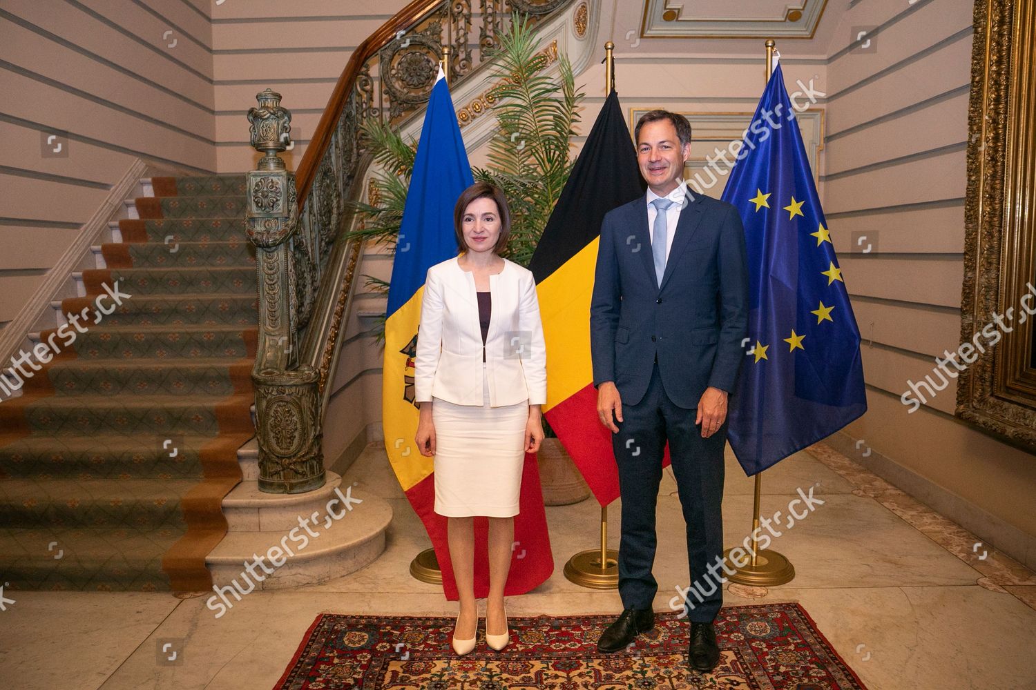 Moldova President Maia Sandu Prime Minister Editorial Stock Photo ...