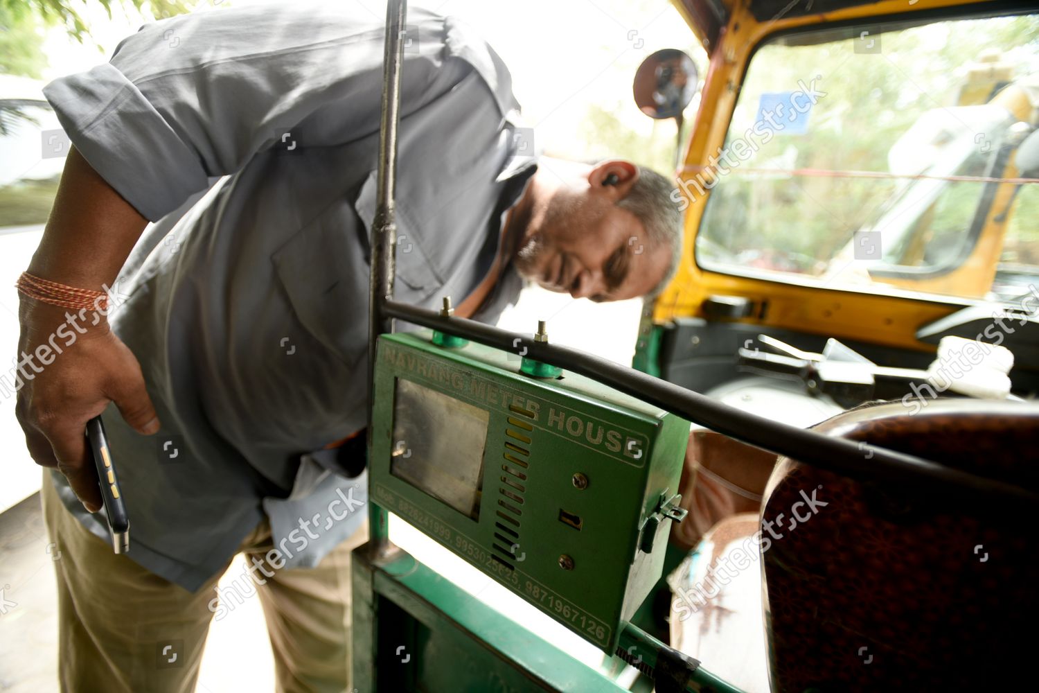 View Meter Installed Auto Rickshaw On Editorial Stock Photo - Stock ...