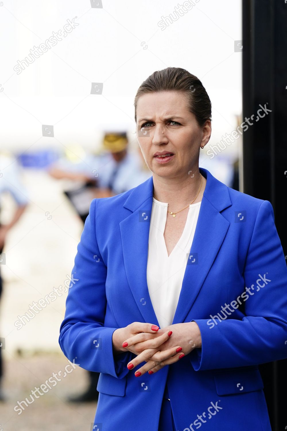 Danish Prime Minister Mette Frederiksen Arrives Editorial Stock Photo ...