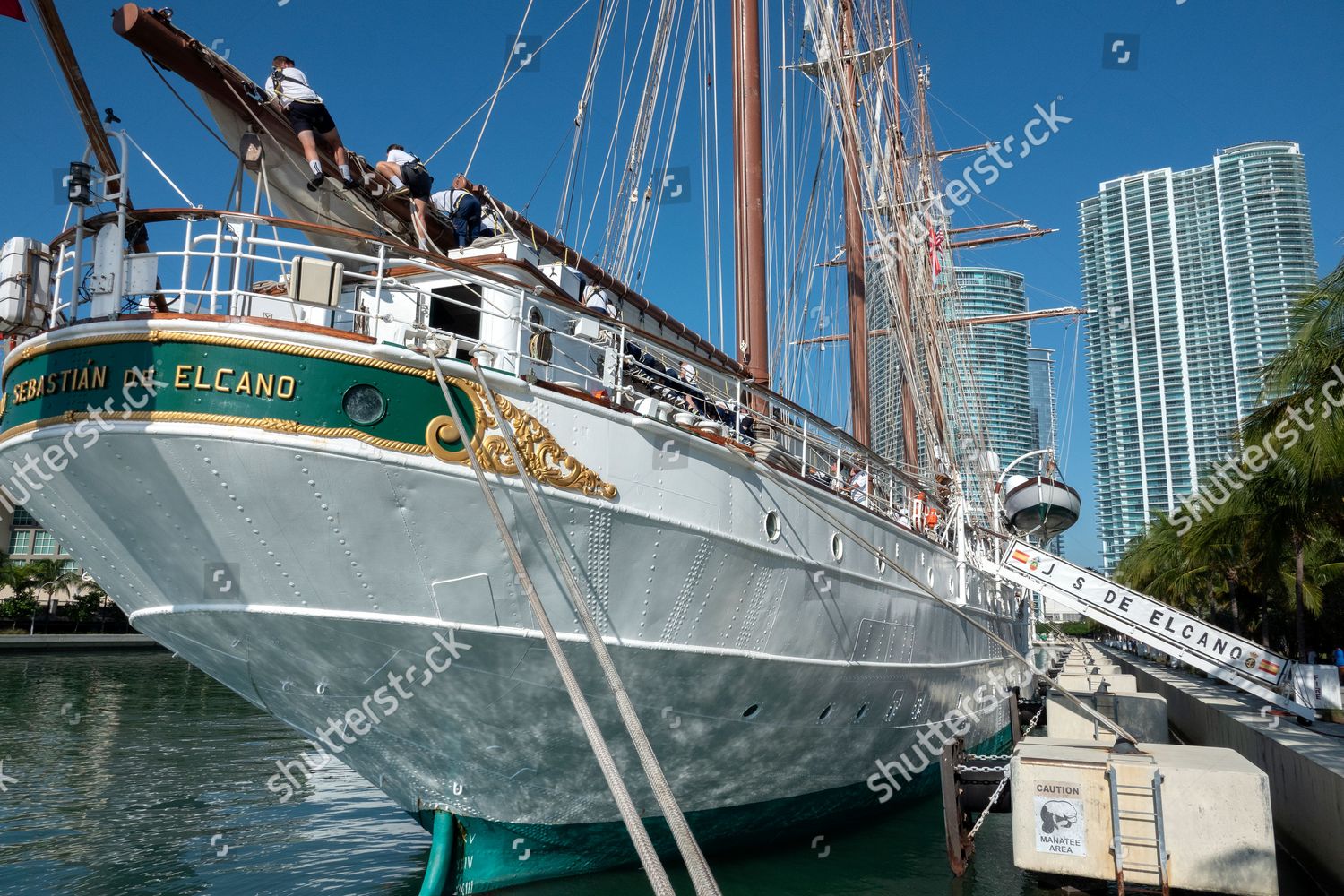 Spanish Royal Navy Training Vessel Juan Editorial Stock Photo - Stock ...