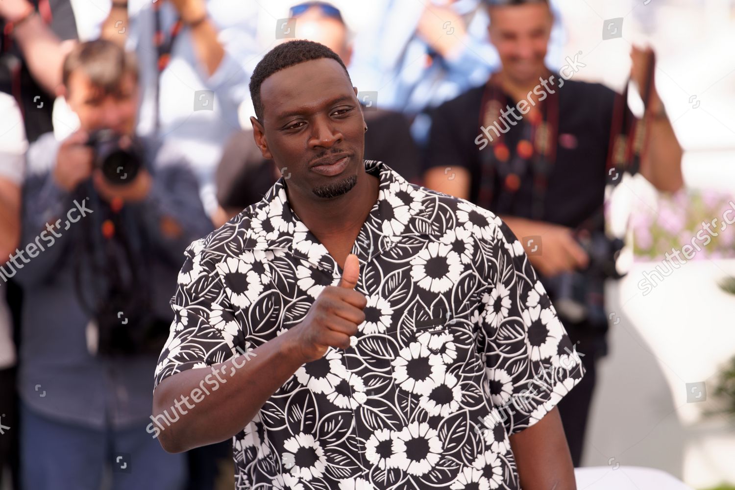French Actor Comedian Omar Sy Poses Editorial Stock Photo - Stock Image ...