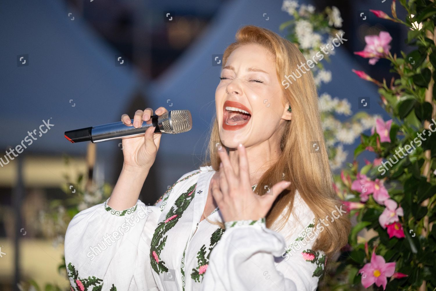 Ukrainian Singer Tina Karol Performs Hfpa Editorial Stock Photo - Stock ...