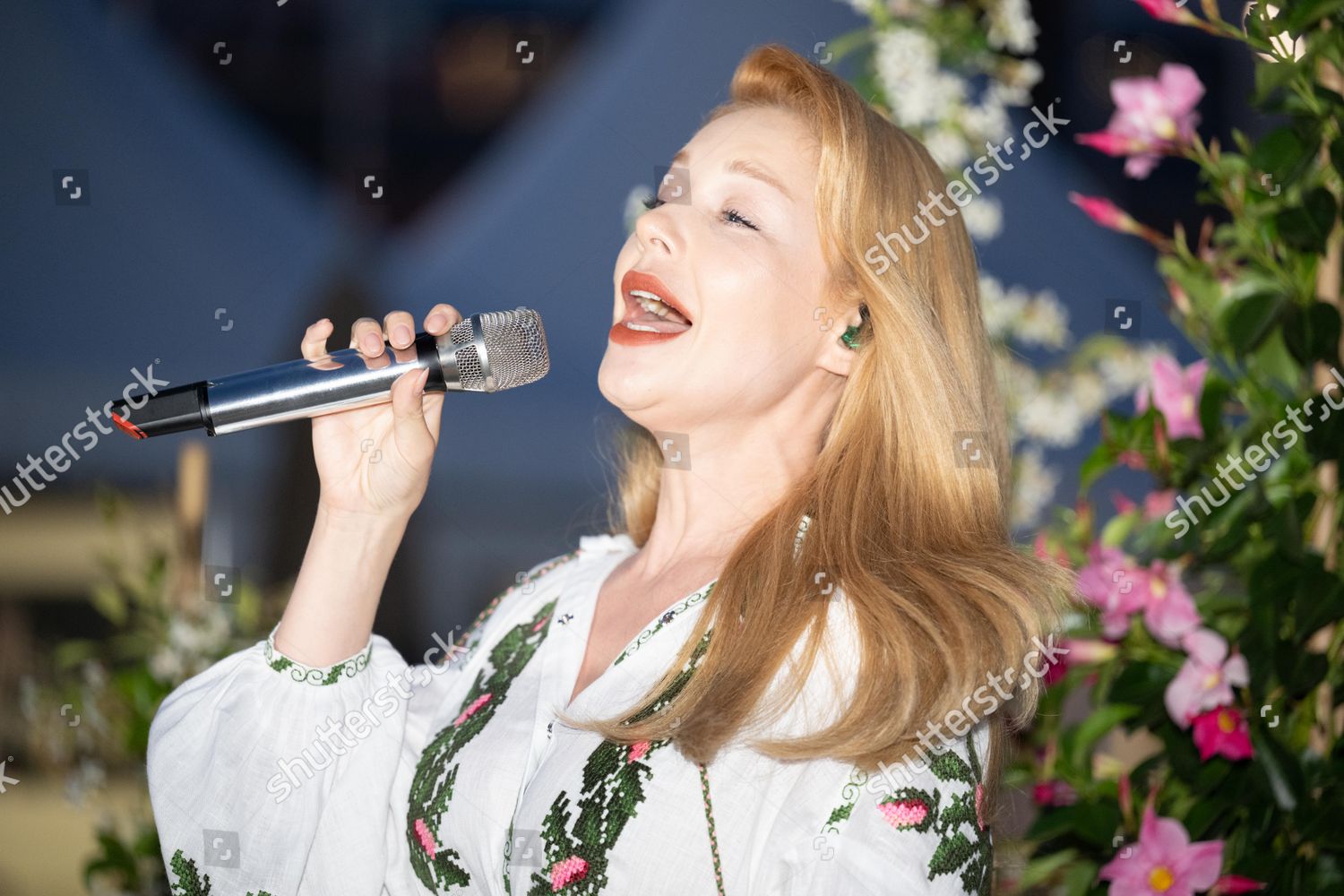 Ukrainian Singer Tina Karol Performs Hfpa Editorial Stock Photo - Stock ...