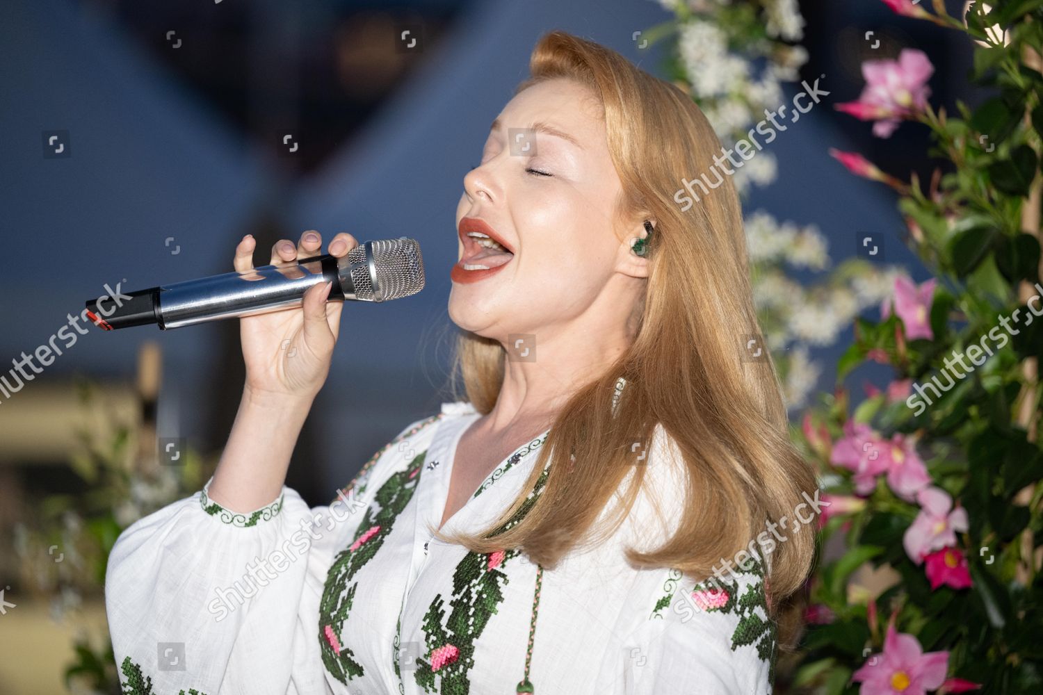 Ukrainian Singer Tina Karol Performs Hfpa Editorial Stock Photo - Stock ...