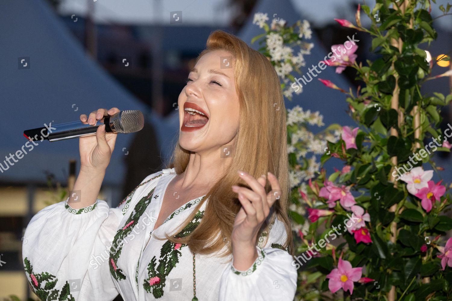 Ukrainian Singer Tina Karol Performs Hfpa Editorial Stock Photo - Stock ...