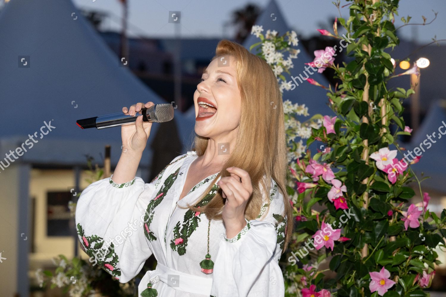 Ukrainian Singer Tina Karol Performs Hfpa Editorial Stock Photo - Stock ...