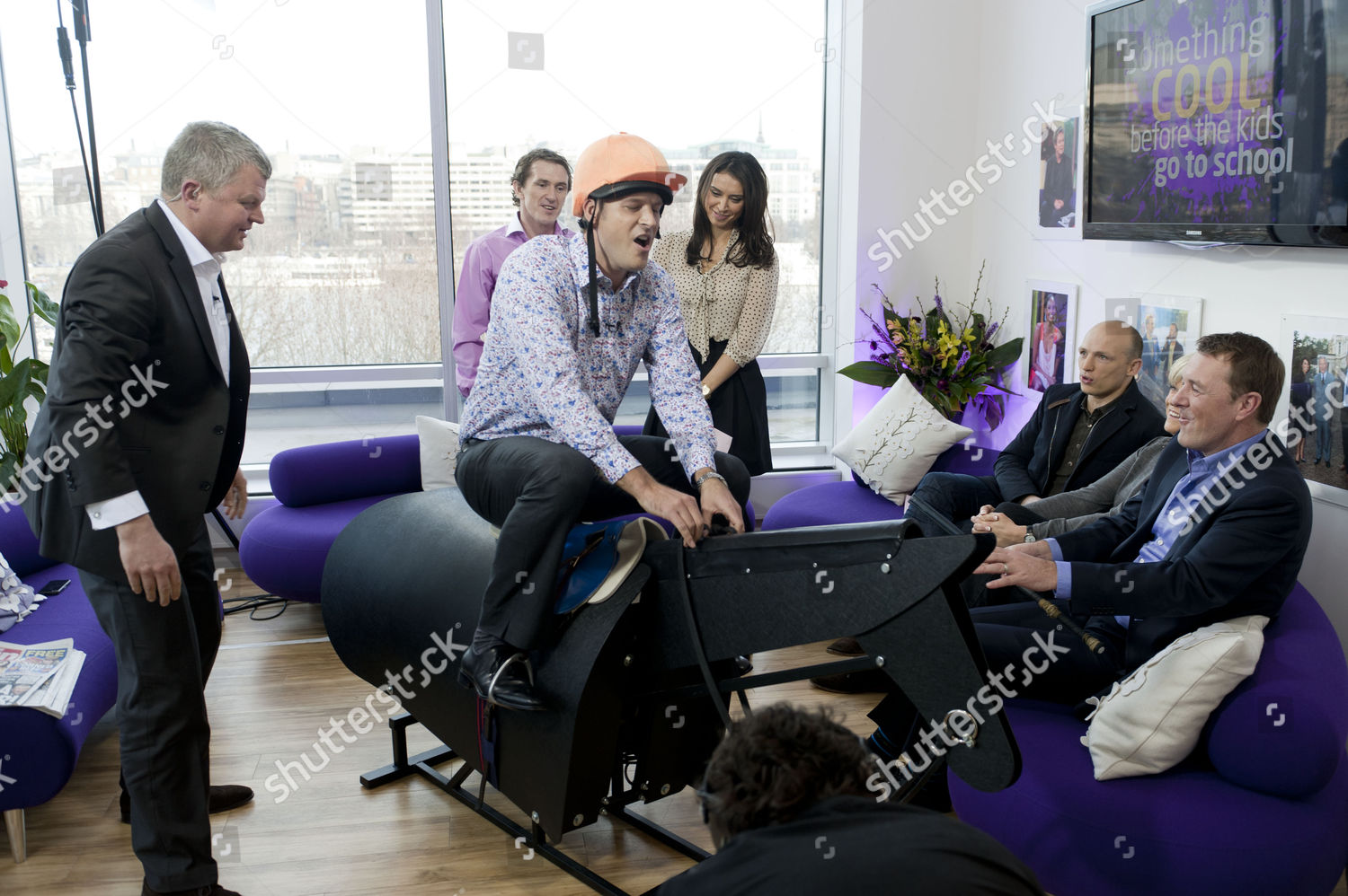 Adrian Chiles Dan Lobb Tony Mccoy Editorial Stock Photo - Stock Image ...