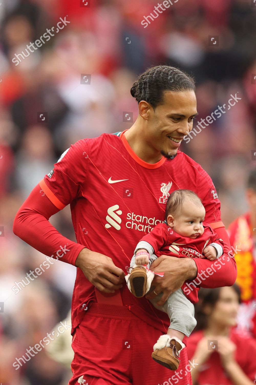 Virgil Van Dijk Liverpool His Family Editorial Stock Photo - Stock ...