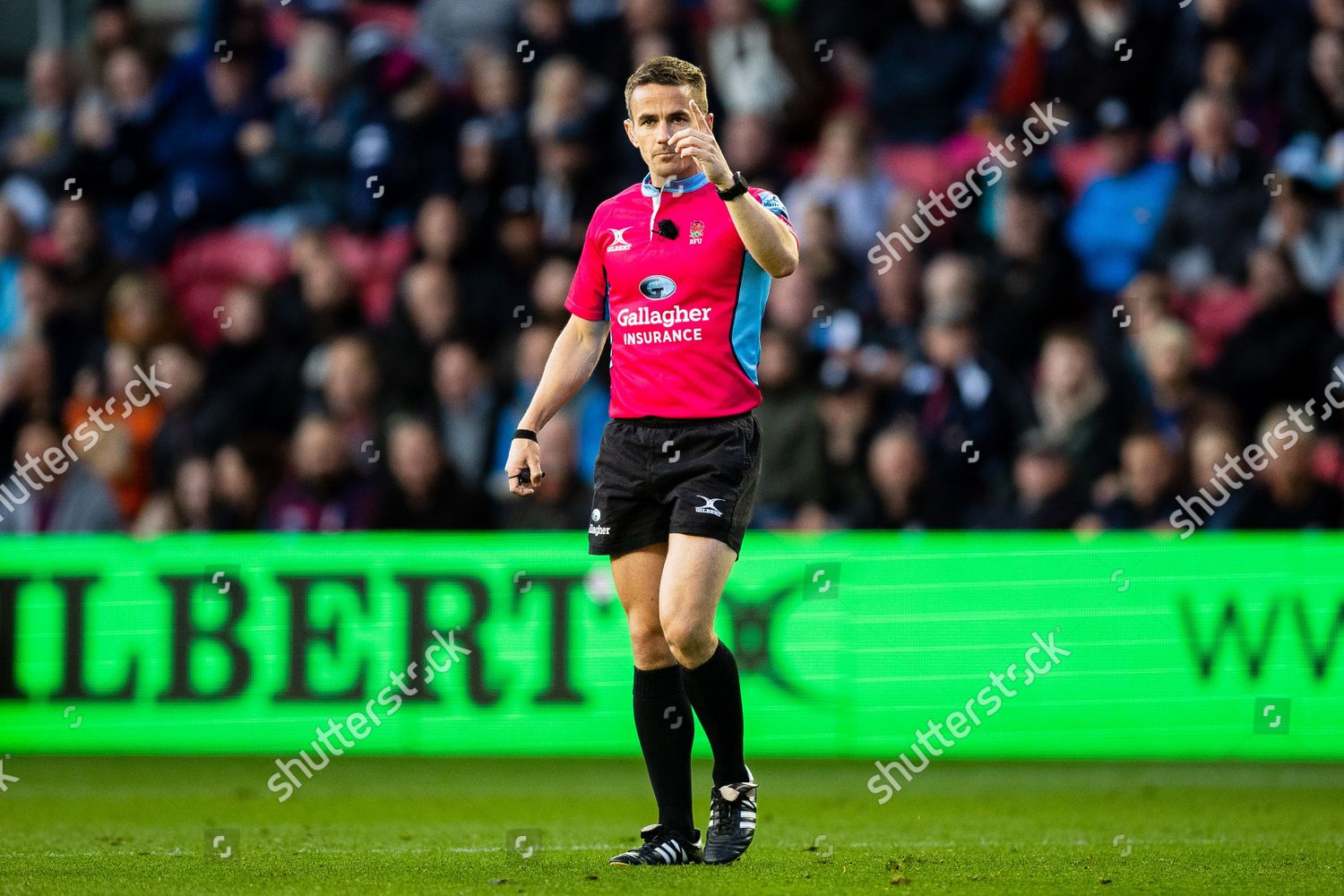 Referee Luke Pearce During Gallagher Premiership Editorial Stock Photo ...