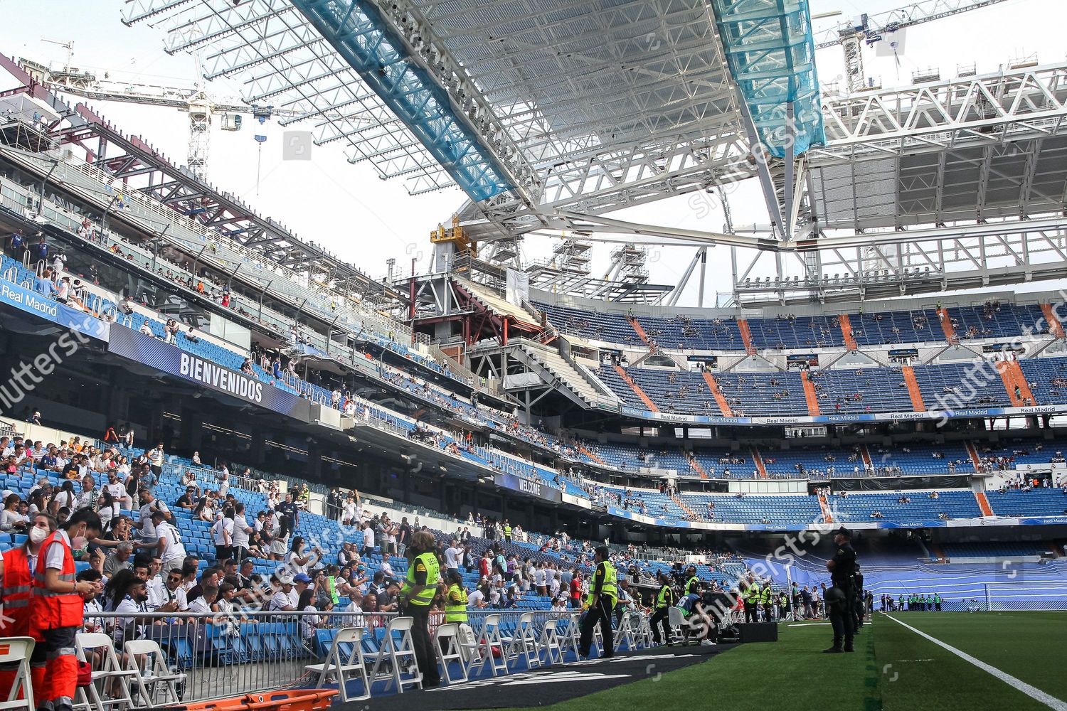 General View Inside Santiago Bernabeu Stadium Editorial Stock Photo ...