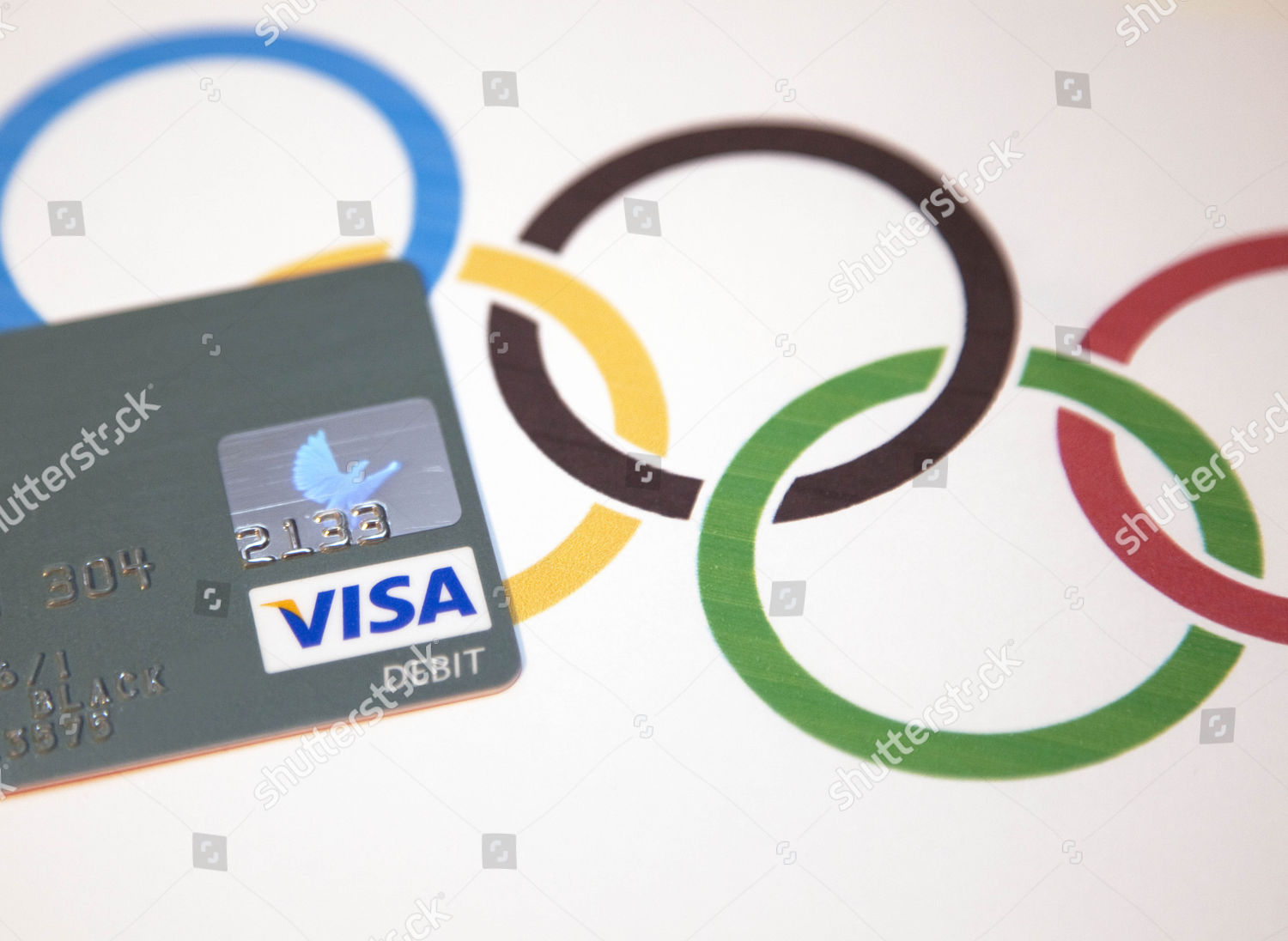 Visa Card Olympic Logo Editorial Stock Photo - Stock Image | Shutterstock