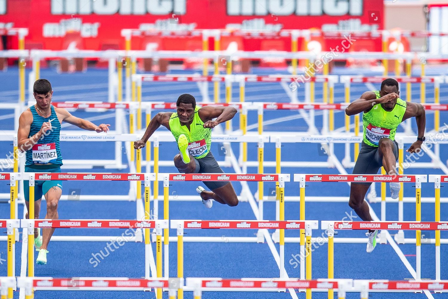 110m Hurdles Men Race Asier Martinez Editorial Stock Photo - Stock ...