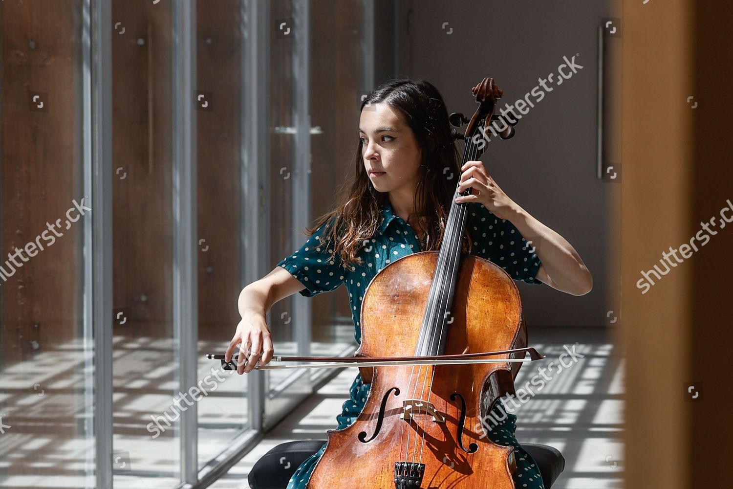 Belgian Cellist Stephanie Huang Poses Photographer Editorial Stock ...