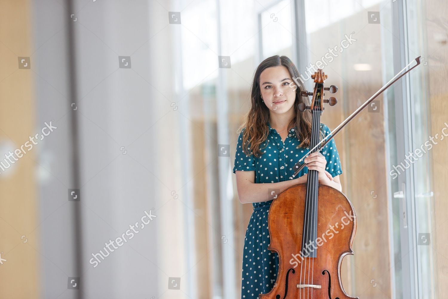 Belgian Cellist Stephanie Huang Poses Photographer Editorial Stock ...