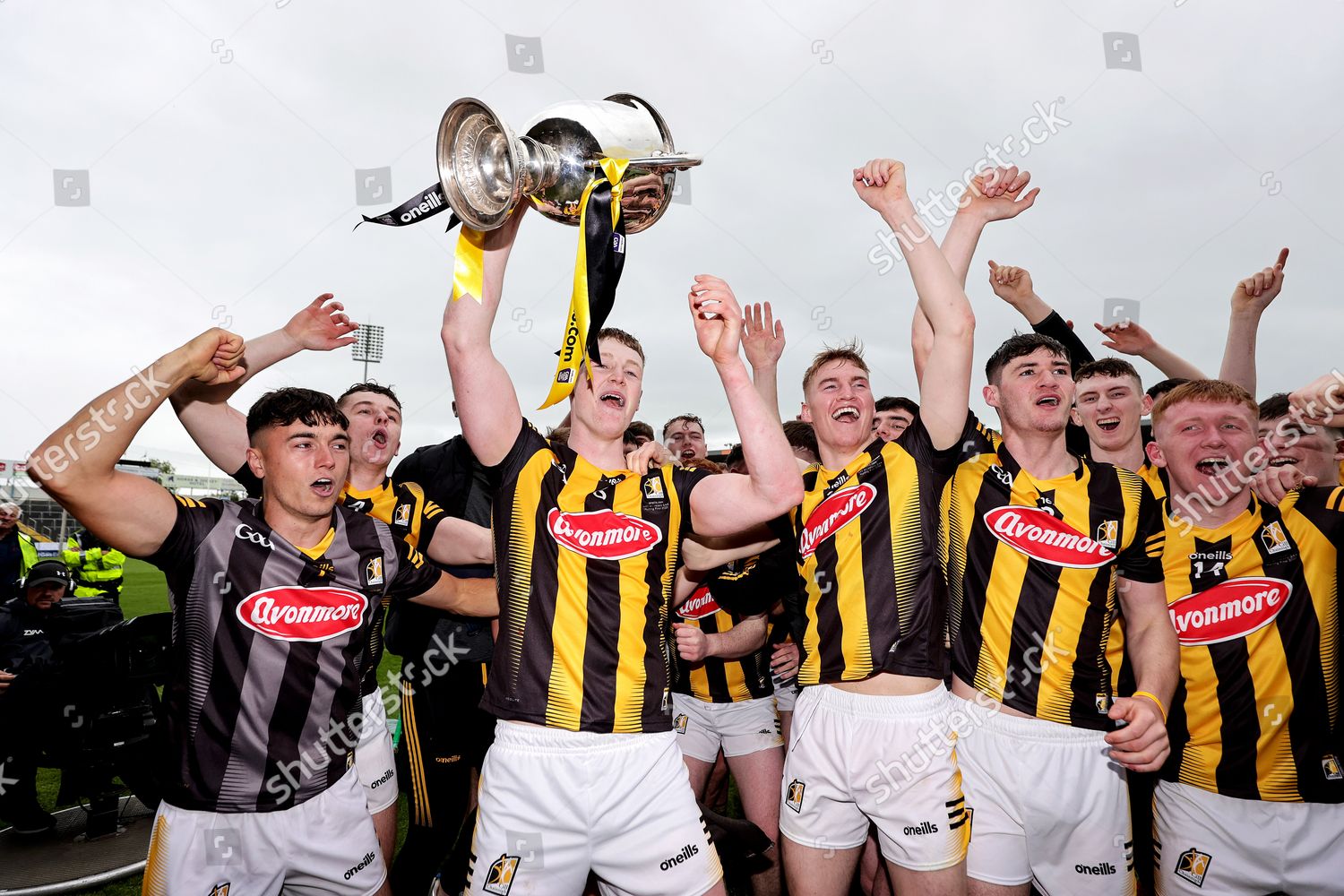 Kilkenny Vs Limerick Kilkenny Celebrate Trophy Editorial Stock Photo ...