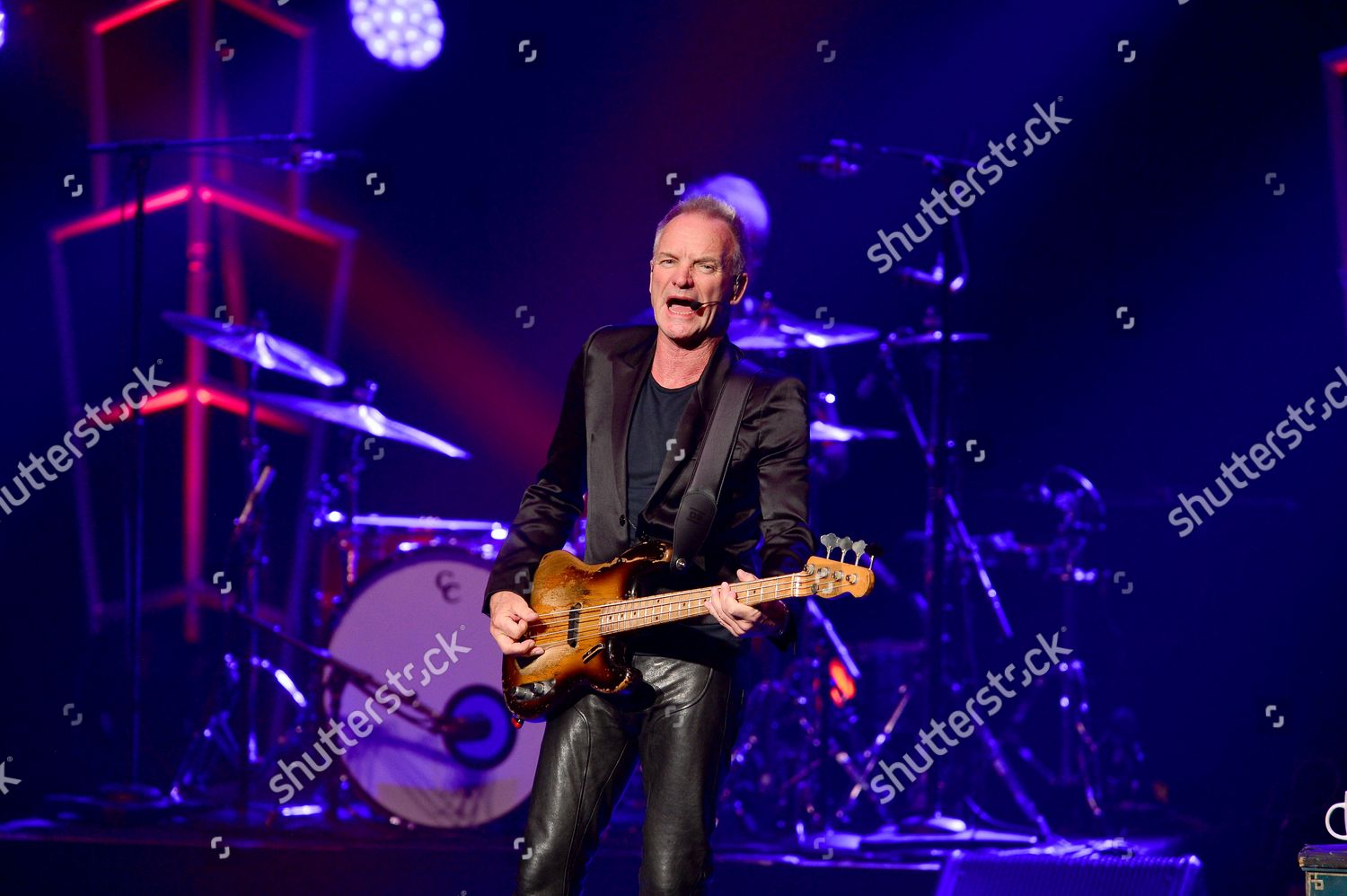 Sting Concert My Songs Tour Hard Editorial Stock Photo - Stock Image ...