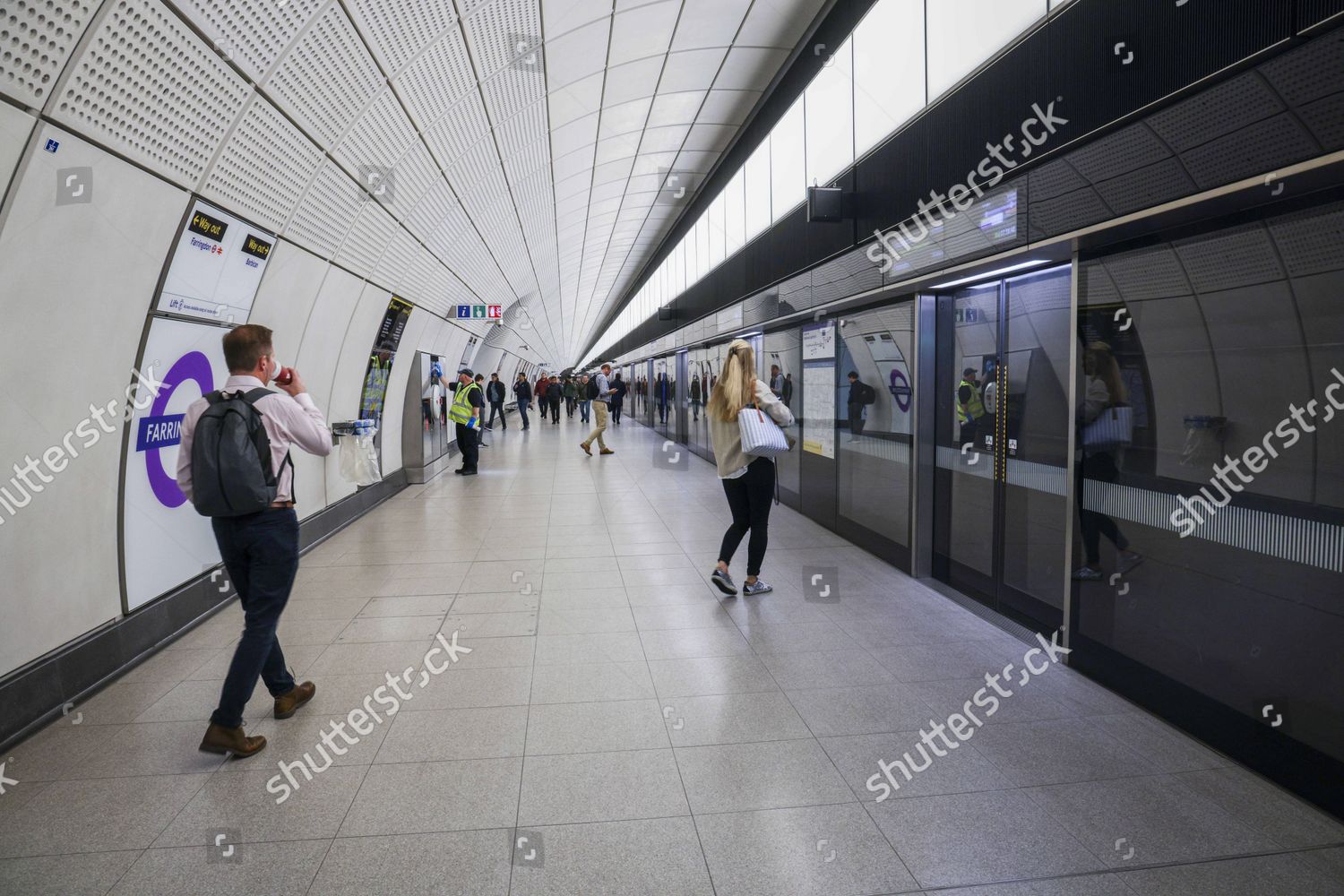 Elizabeth Line Opening Day May 24 Editorial Stock Photo - Stock Image ...