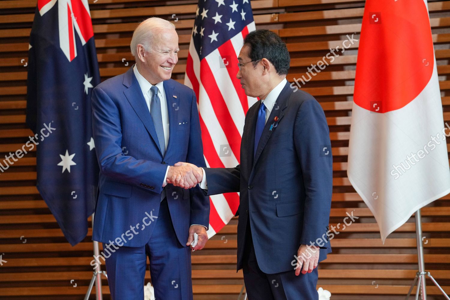 Prime Minister Japan Fumio Kishida R Editorial Stock Photo - Stock ...