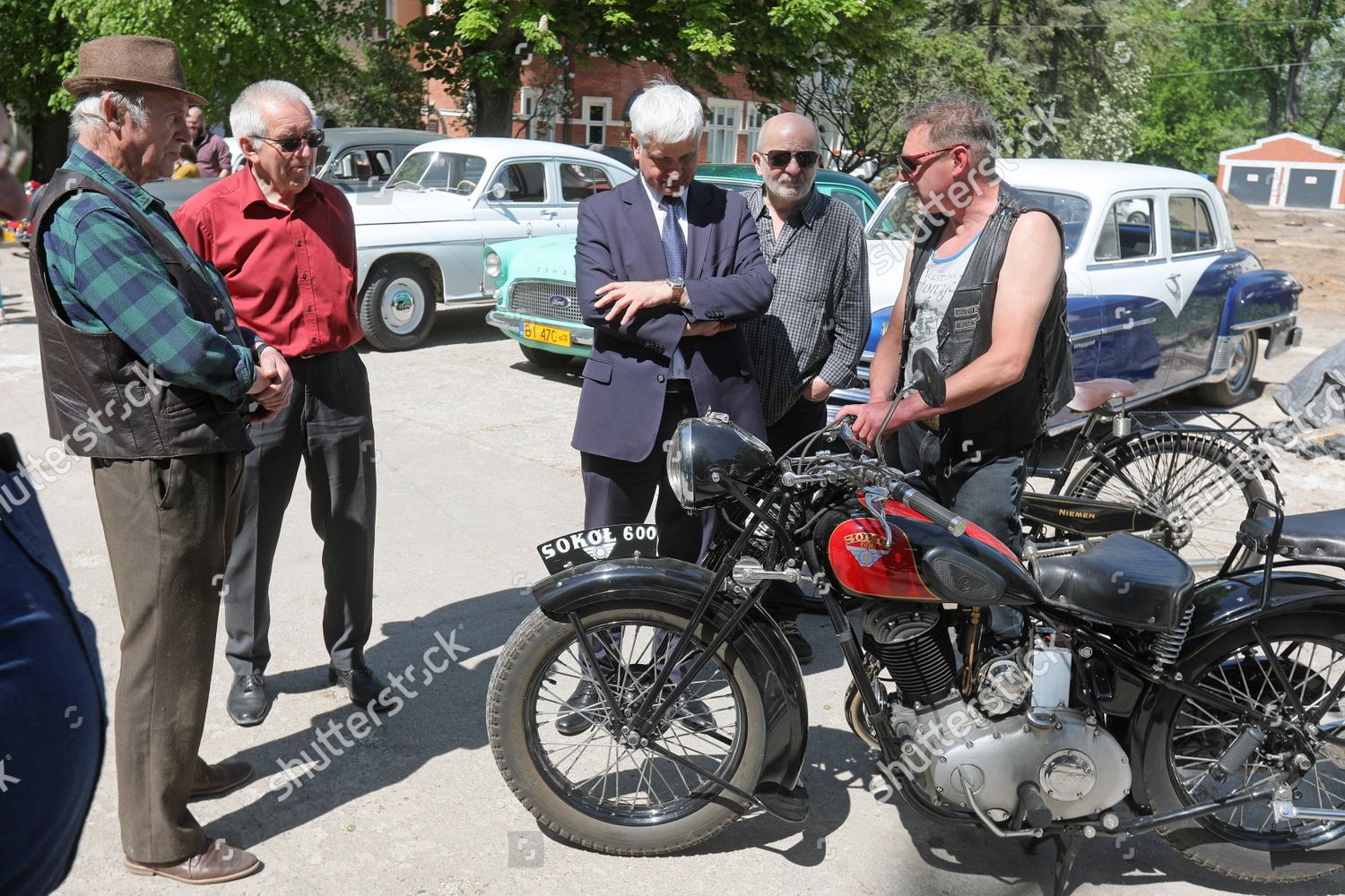 Historic Sokol 600 Motorcycle Presented Exhibition Editorial Stock ...