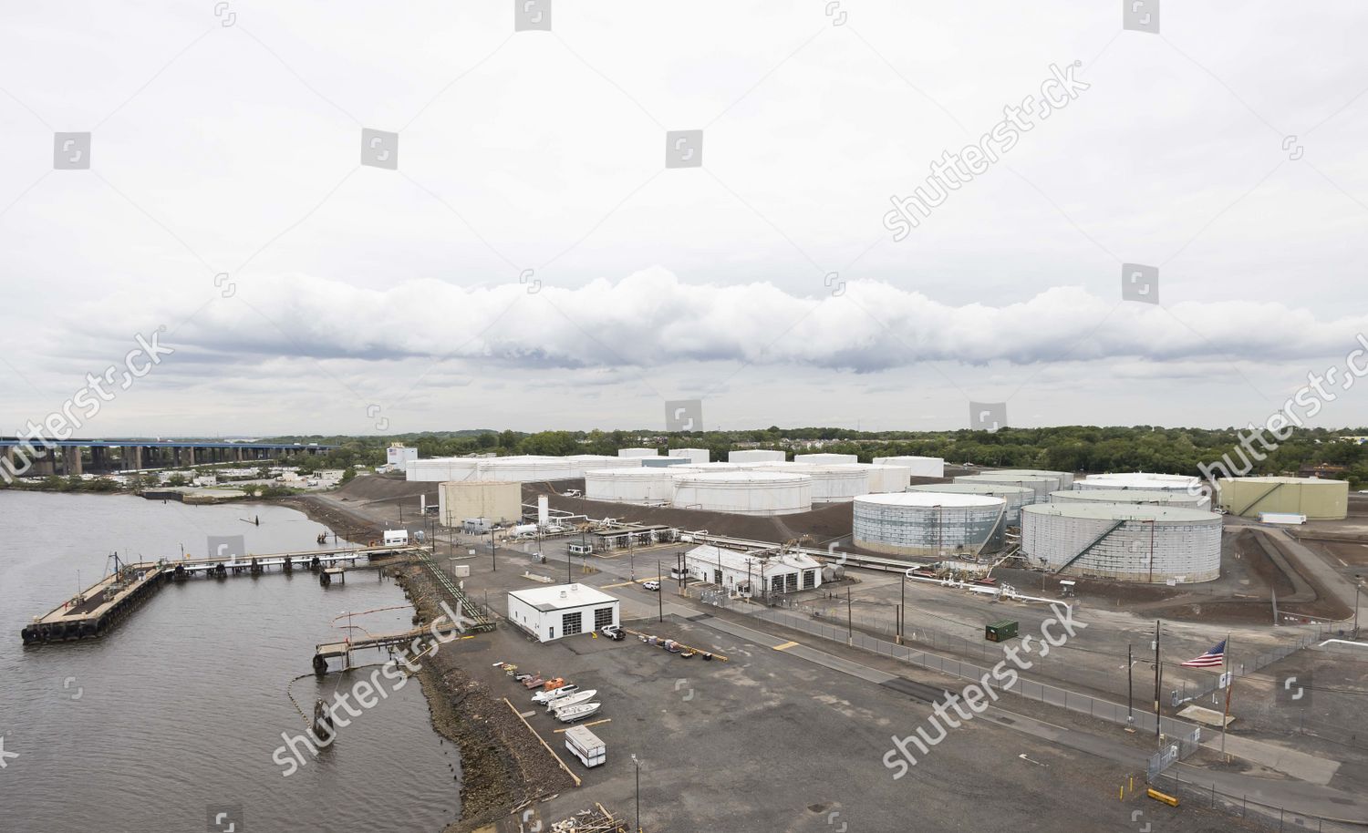 Oil Tanks Buckeye Global Marine Terminals Editorial Stock Photo - Stock ...