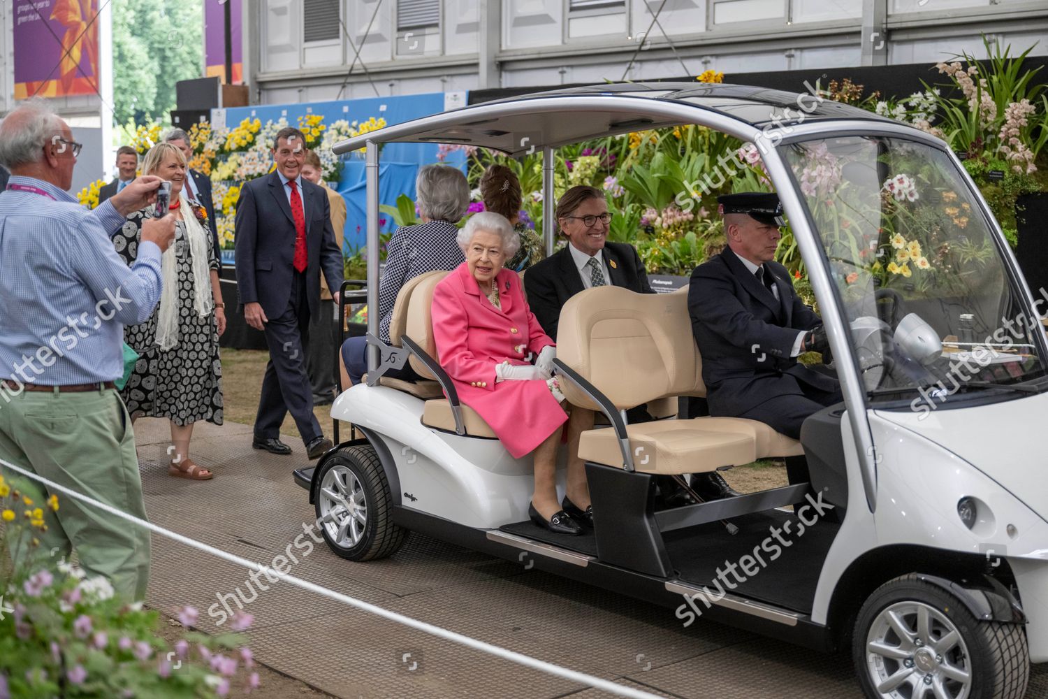 Queen Elizabeth Ii Help Buggy Views Editorial Stock Photo - Stock Image ...